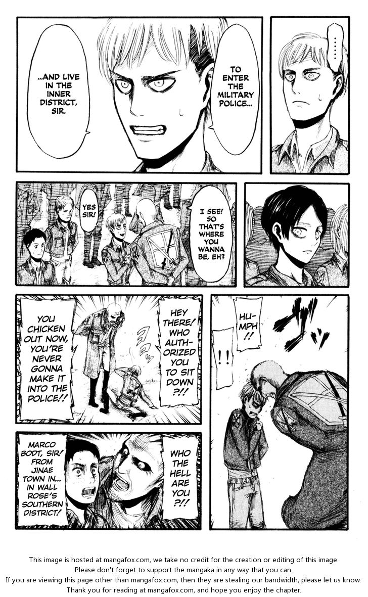Attack On Titan, Chapter 15 - Attack On Titan Manga Online