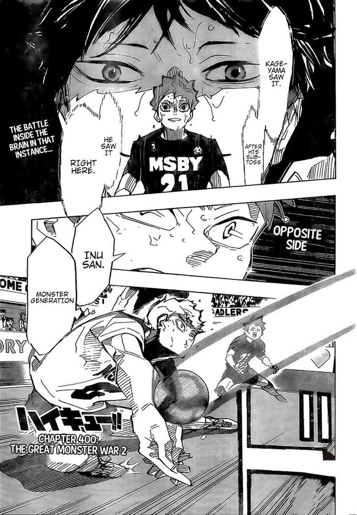 Haikyuu!! Manga, Chapter 400 - Haikyuu!! Manga Manga Online